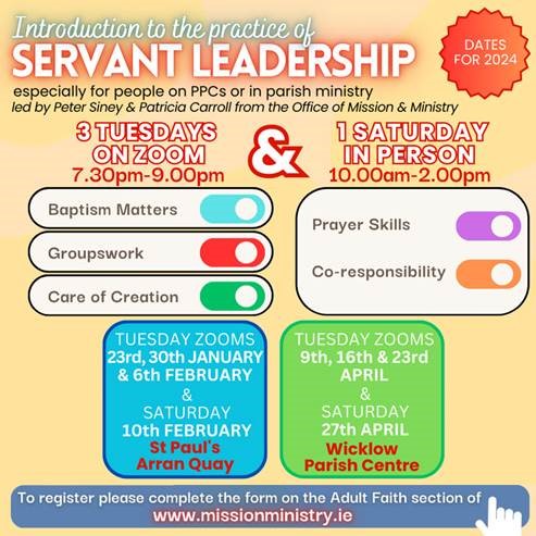 Parish Leadership Course - Parishes of Wicklow, Ashford & KBB